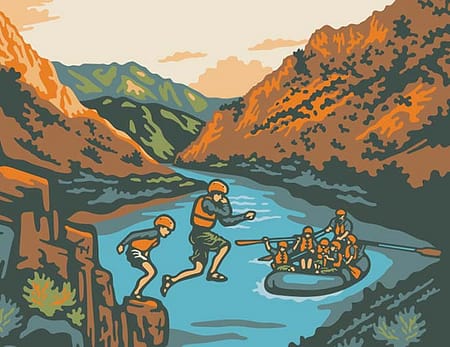 Family White Water Rafting Trips in Colorado with Echo Canyon