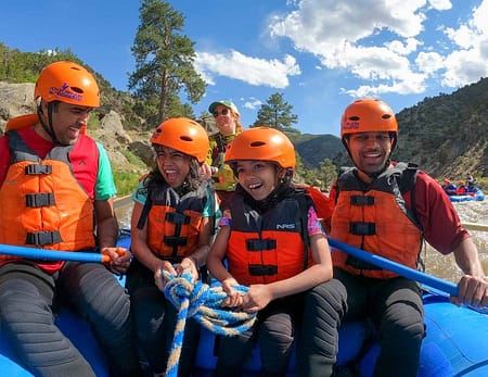 Family White Water Rafting Trips in Colorado with Echo Canyon