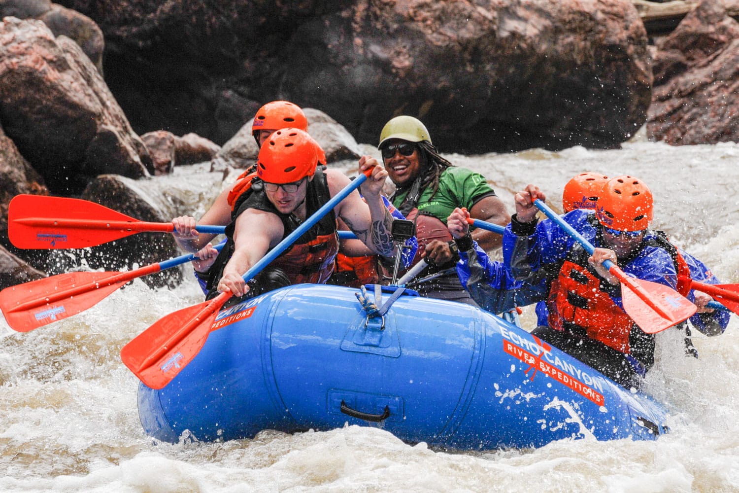 The Royal Gorge: Top Rafting For Youth Groups | Echo Canyon