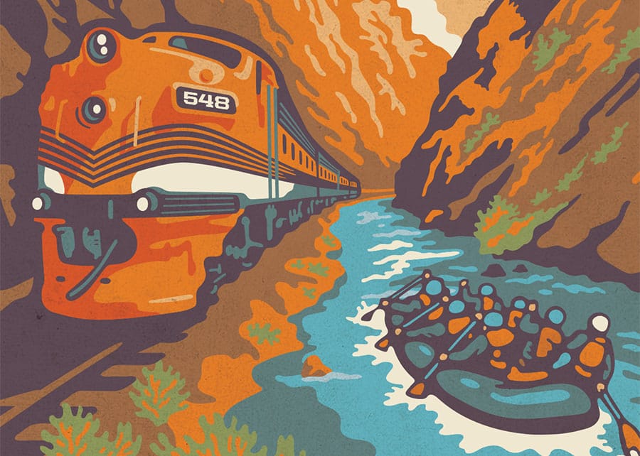 Raft & Rail | Royal Gorge Train and Rafting Package | Echo Canyon